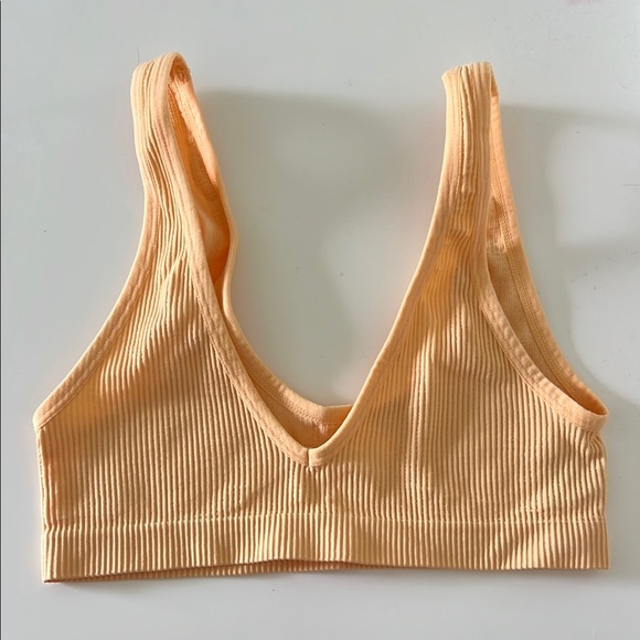 Colsie | Intimates & Sleepwear | Colsie Peach Ribbed Bralette Top ...